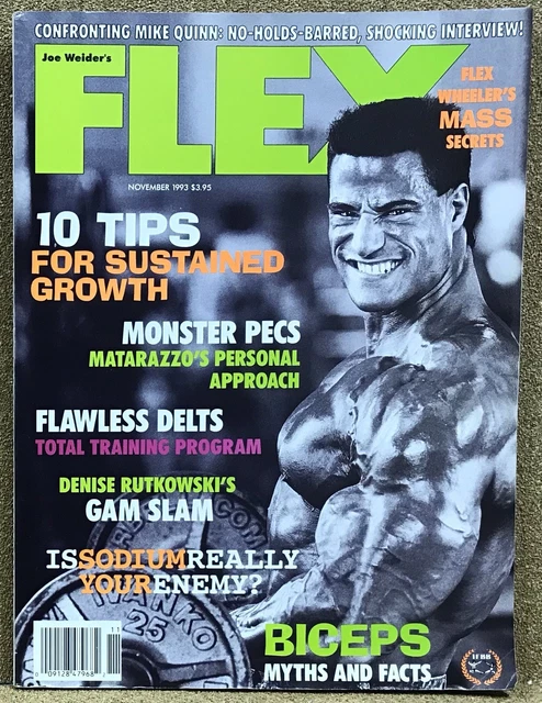FLEX BODYBUILDING MUSCLE magazine MIKE MATARRAZZO 11-93 £6.74 - PicClick UK