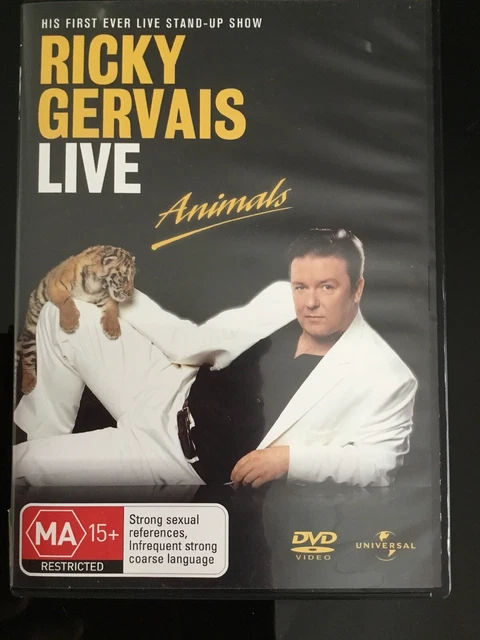 RICKY GERVAIS LIVE - ANIMALS Like New DVD R4&2 PAL $1.95 - PicClick AU