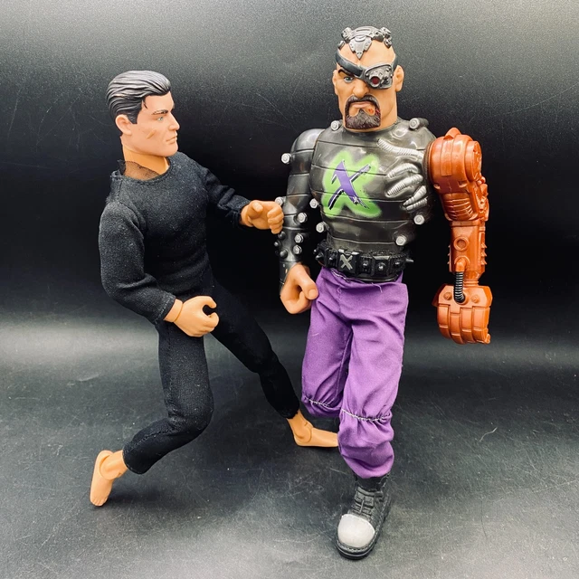 ACTION MAN & Dr X Articulated Limbs 1993 & 2000 Hasbro Trousers Sprung ...