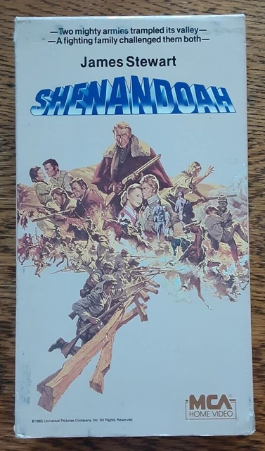 SHENANDOAH (1965) VHS Jimmy Stewart Classics Civil War Family Movie £4.66 - PicClick UK