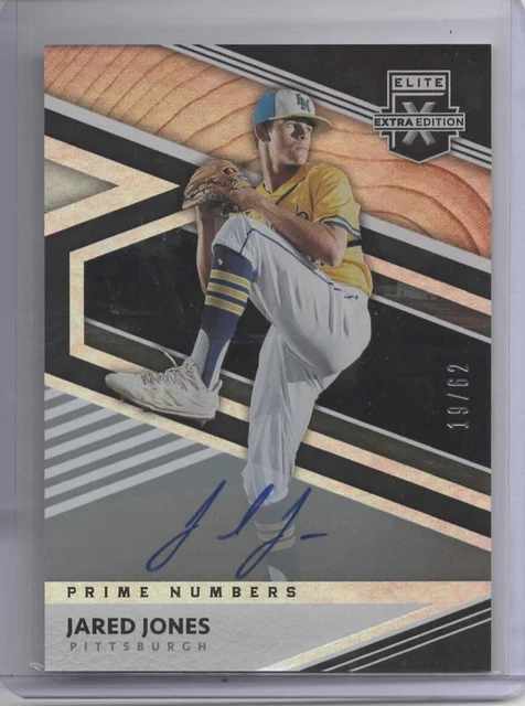 JARED JONES 2020 Elite Extra Edition Numbers Prime Autographe #19/62 ...