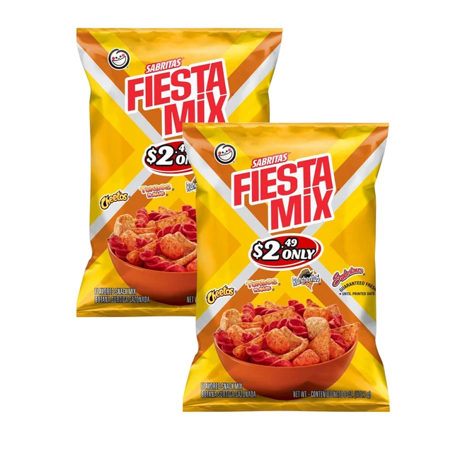 SABRITAS FIESTA MIX Snack Mix 6.5oz Bag (Pack of 2) JAN 2024 £16.43 ...