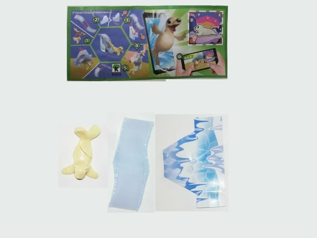 SEAL + CARD Vu036 Kinder Surprise 2021/2022 Applaydu Animals On The ...