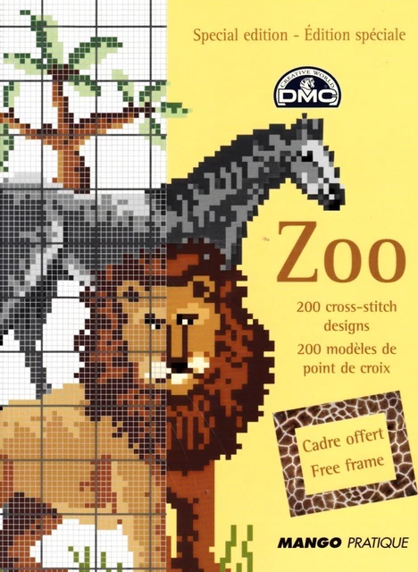CARNET MANGO POINT de CROIX DMC ZOO + 200 motifs Sophie Hélène épuisé ...