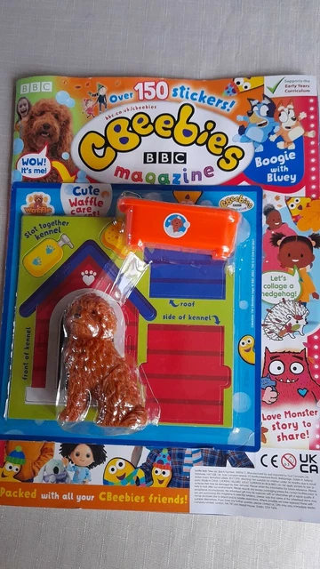 CBEEBIES MAGAZINE WITH Waffle The Wonder Dog Figure EUR 11,80 - PicClick IT