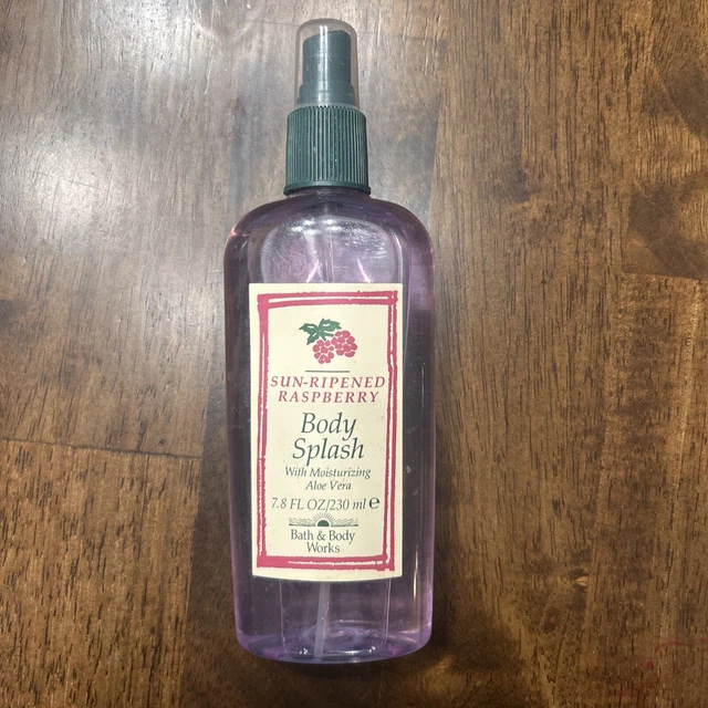 VINTAGE BATH BODY Works Sun-Ripened Raspberry Body Splash 7.8 oz $30.00 ...