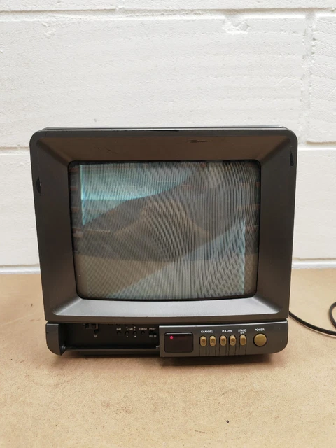 ALBA CTV10 10& Portable CRT TV - 12V/Plug - Retro Gaming - Film Prop £ ...