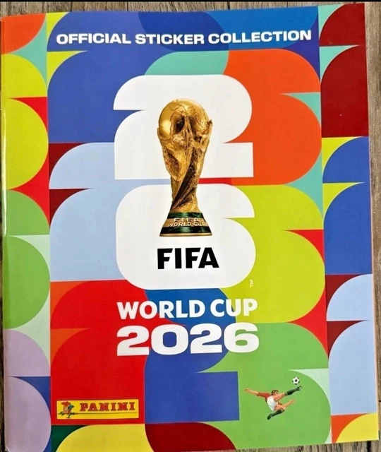 2026 PANINI FIFA WORLD CUP STICKER ALBUM - only Album, 6 stickers ...