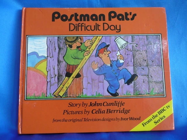 VINTAGE POSTMAN PAT Book Postman Pat's Difficult Day 1982 H/B John ...