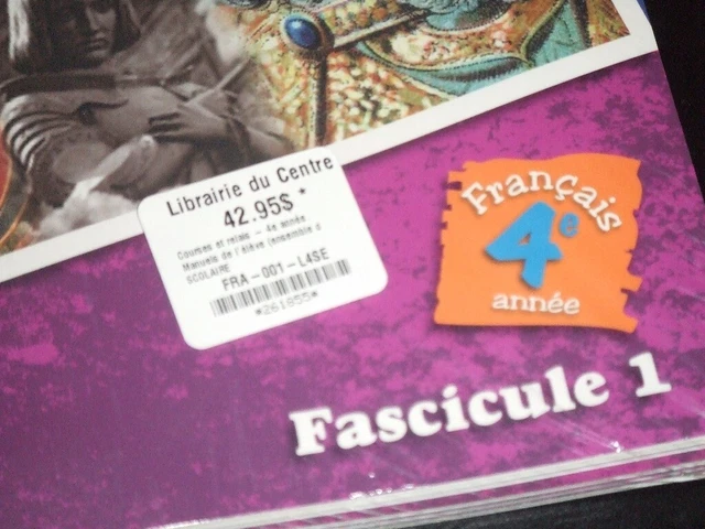 5-BOOK SET COURSES ET RELAIS MANUEL SCOLAIRE 4e annee by CFORP French 2009 NEW $39.97 - PicClick CA