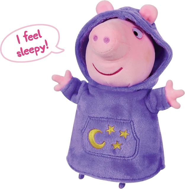 PEPPA PIG SLEEPY Time Peppa, Talking Soft Toy, Gift for Boy or Girl £18 ...