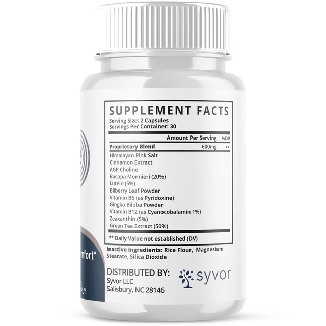 NEUROSILENCE EAR HEALTH Support Advanced Neuro Silence Formula 60 Caps ...