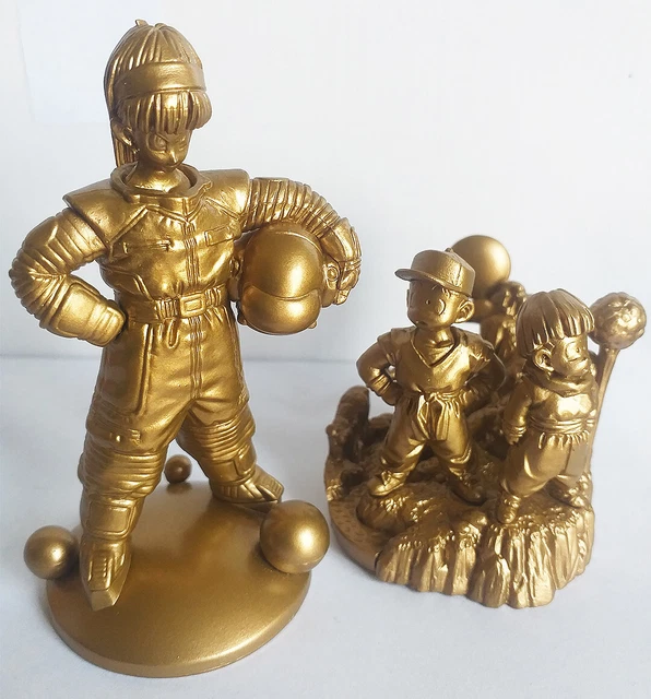 2 DRAGON BALL Z MEGAHOUSE Neo Capsule Bronze Figures, Bulma, Krilin ...