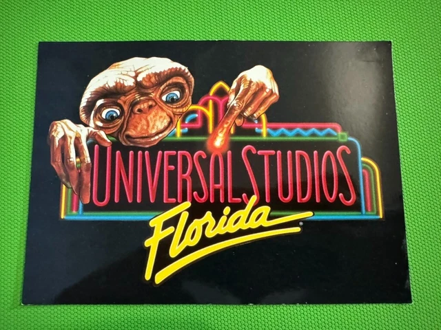 RARE 1990 UNIVERSAL Studios Florida ET (The Extra-Terrestrial) Postcard ...