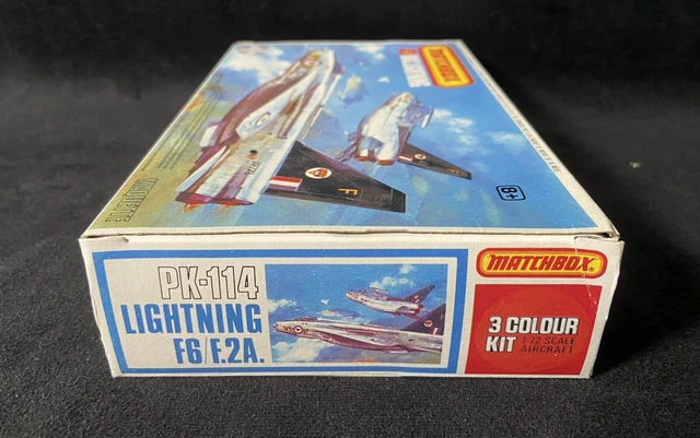 MATCHBOX 1/72 PK-114 BAC LIGHTNING Model kit, Complete In Opened Box ...