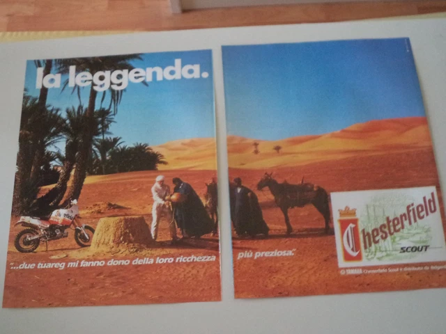 ADVERTISING PUBBLICITÀ 1988 MOTO YAMAHA CHESTERFIELD SCOUT - BELGARDA ...