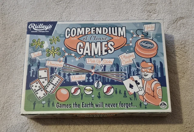 RIDLEY'S COMPENDIUM OF Classic Games Family Board Games £14.63 ...