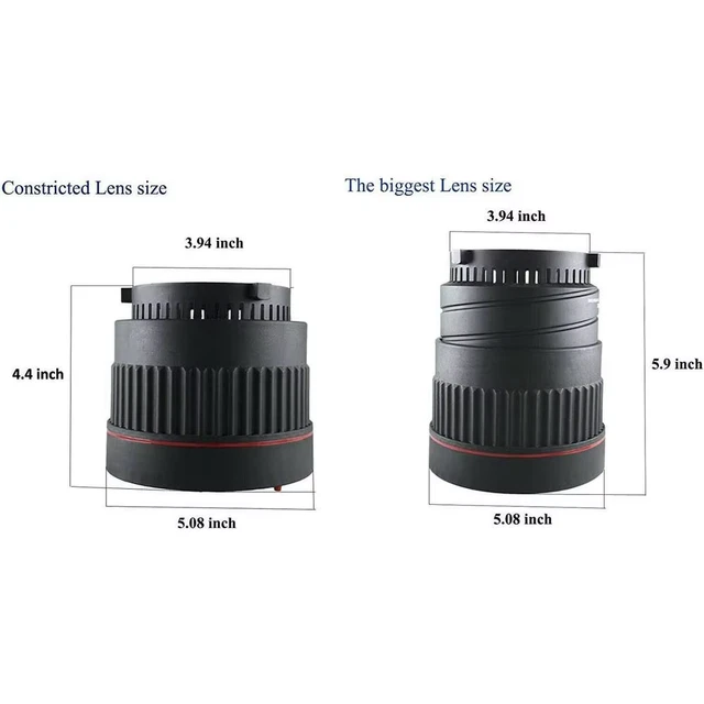 NANGUANG NG 10X Fresnel Focusing Lens for LED Flash Studio Light Focus ...