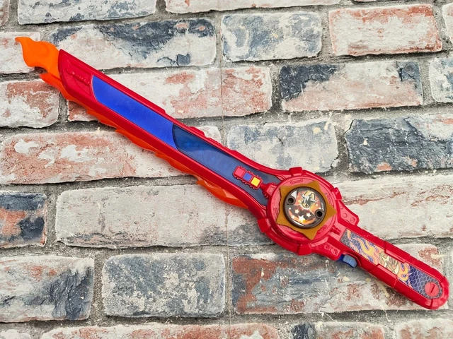 POWER RANGERS SUPER Ninja Steel DX Ninja Red Super Star Blade + Disk £ ...