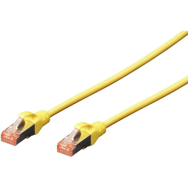 DIGITUS DK-1644-100/Y RJ45 Câble réseau, câble patch CAT 6 S/FTP 10.00 m jaune EUR 20,98 ...