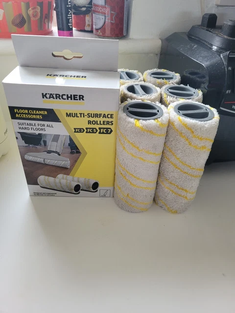 8 X KARCHER multi surface microfibre rollers FC3 FC5 FC7 boxed £13.63 - PicClick UK