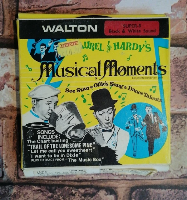 WALTON SUPER 8 Laurel And Hardys Musical Moments Projector Home Film ...