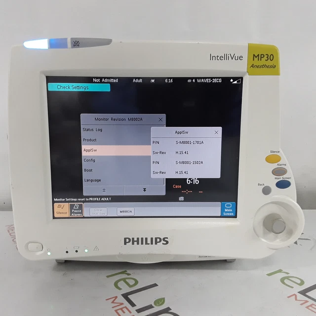 PHILIPS INTELLIVUE MP30 - Anesthesia Patient Monitor EUR 127,41 ...