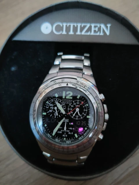 CITIZEN PROMASTER ECO-DRIVE World Time Chronograph Orologio da uomo ...