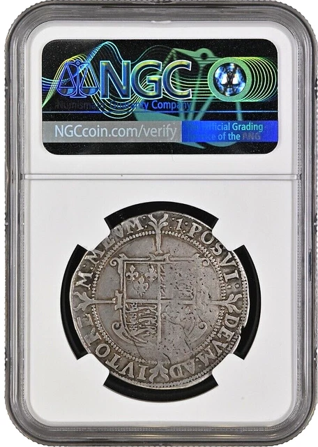 1601-1602 ENGLAND 1/2 Crown Silver Coin Royal Mint ElizabethI 6th Issue ...