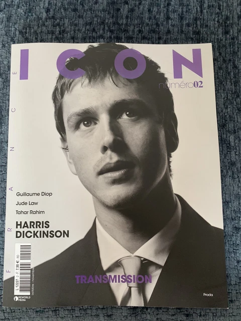 ICON FRANCE N°2 Cover Harris Dickinson#Jude Law#Tahar Rahim#Guillaume ...