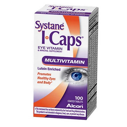 SYSTANE ICAPS MULTIVITAMIN Coated Tablets 100 Tabs £36.16 - PicClick UK