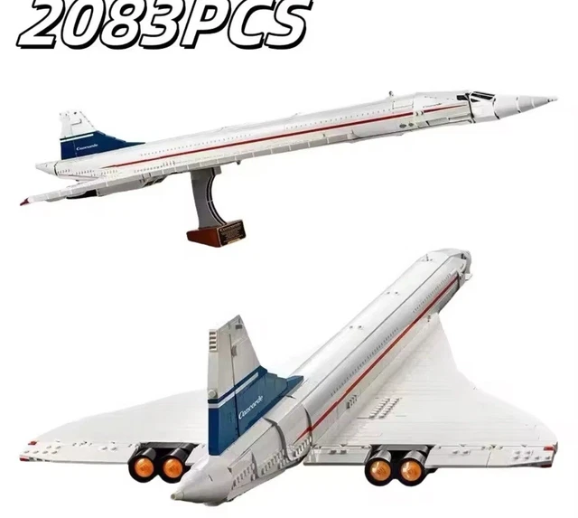 2025 AIRBUS CONCORDE Building Kit Supersonic Airliner Space 10318 Model ...