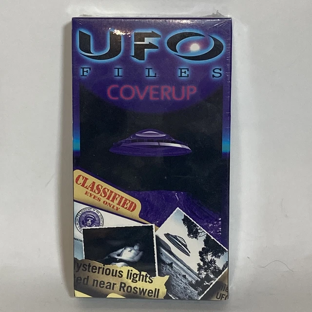VTG UFO FILES Coverup Roswell UFO Crash VHS 1996 Factory Sealed Rare ...