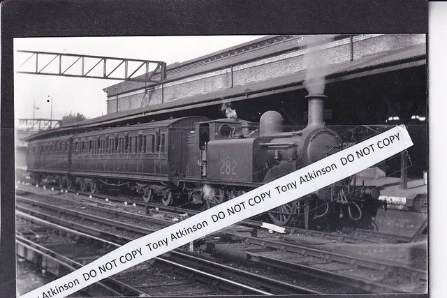 SR EX LB&SCR - D1 Class 0-6-0 - No. 282 @ W. Croydon - Vintage Image ...