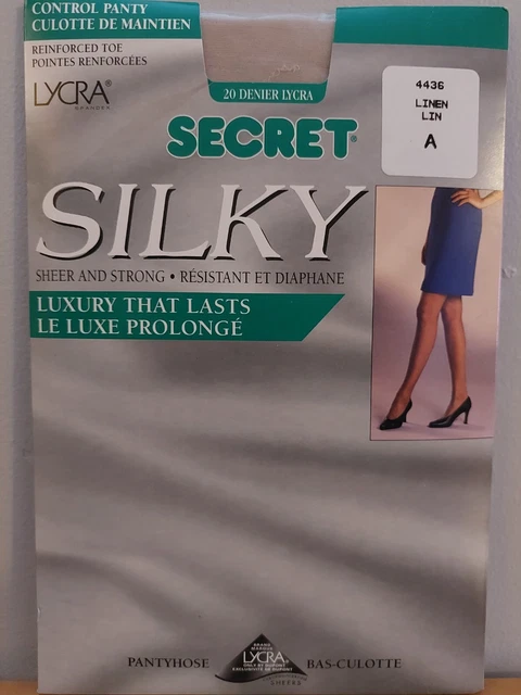 VINTAGE PANTYHOSE SECRET Silky Color Linen Size A BDR2 $14.99 - PicClick CA