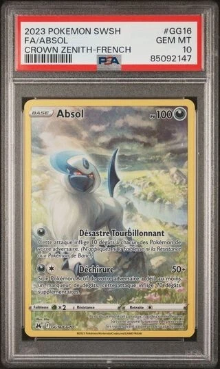 CARTE POKEMON ABSOL Gg16/Gg70 Zenith Supreme Psa 10 EUR 1,00 - PicClick FR
