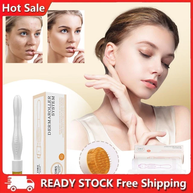 40 TITANIUM NEEDLES Anti-Aging Needle Stamp Derma Stamp Skin Care (1mm ...