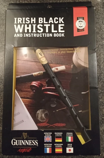 GUINNESS IRISH BLACK Whistle & Instruction Book £8.10 - PicClick UK