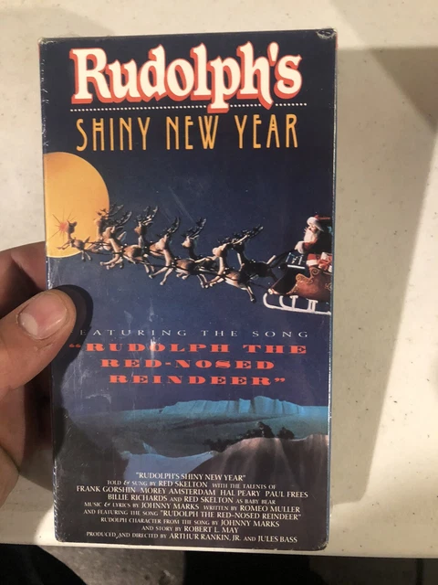 “RUDOLPH’S SHINY NEW Year” VHS Rankin And Bass Stop Motion Animation ...