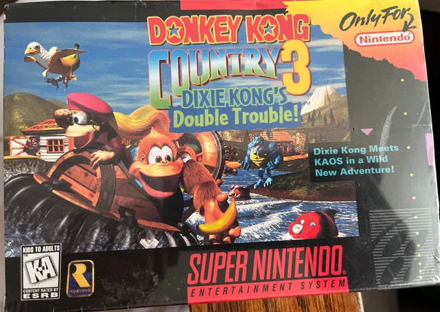 DONKEY KONG COUNTRY 3: Dixie Kong's Double Trouble! (Nintendo SNES ...