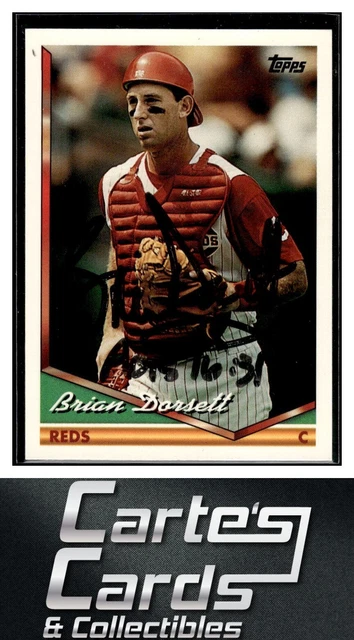 BRIAN DORSETT 1994 Topps #688 Cincinnati Reds TTM/IP signé dédicacé EUR ...