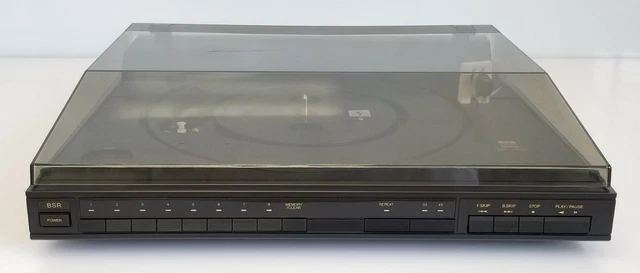 VINTAGE BSR XL-1200 Linear Tracking Automatic Programmable Turntable w ...