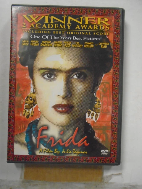 FRIDA DVD (2003) Salma Hayek, Alfred Molina, Diego Luna, Ashley Judd ...