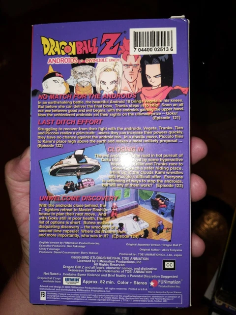 DRAGONBALL Z INVINCIBLE Uncut VHS Androids Saga DBZ Anime Akira ...