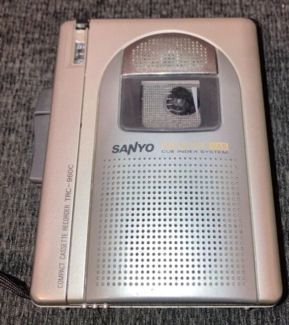 SANYO TRC-960C TALK Book Kassettenrecorder Diktiergerät Walkman TOP vintage EUR 44,99 - PicClick DE