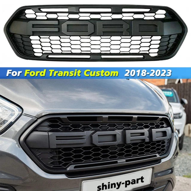 FOR FORD TRANSIT Custom 2018-2023 Trail Raptor Style Front Grill Matte ...