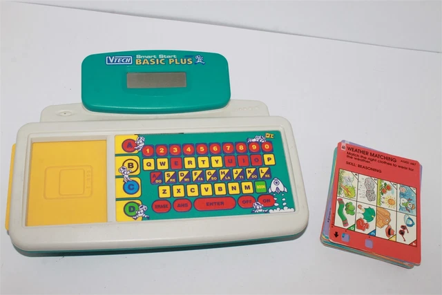VINTAGE VTECH SMART Start Basic Plus Computer Educational Game Console ...