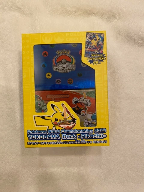 Pokemon World Championships 2023 Yokohama Deck Pikachu Unopened £230 00
