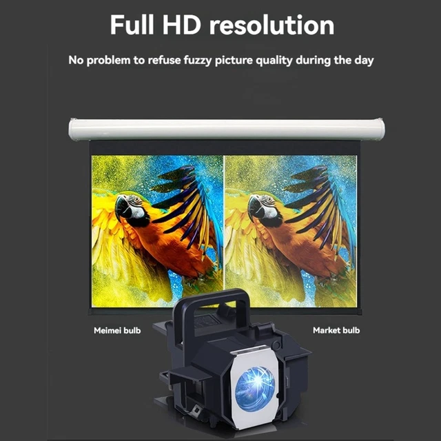 -PROJEKTORLAMPE MIT GEHÄUSE für ELPLP96 -107EB-108EB-109WEB-118EB-9807 ...