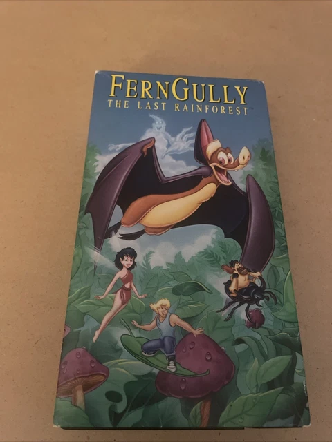 FERNGULLY - THE Last Rainforest VHS 1992 Slip Case Pre owned good ...